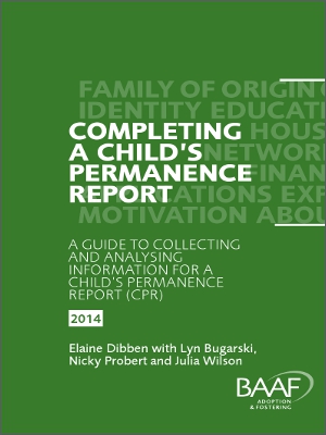 Completing a child's permanence report | CoramBAAF